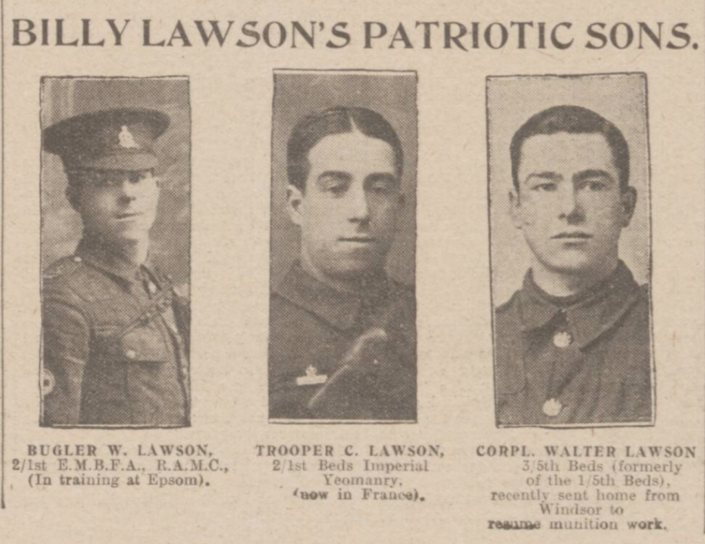 William “Billy” Lawson – The Straw Plaiters
